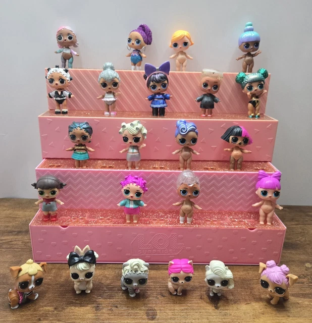 LOL SURPRISE DISPLAY Stand Playset Pop-Up Store With 17 Dolls And 6 ...