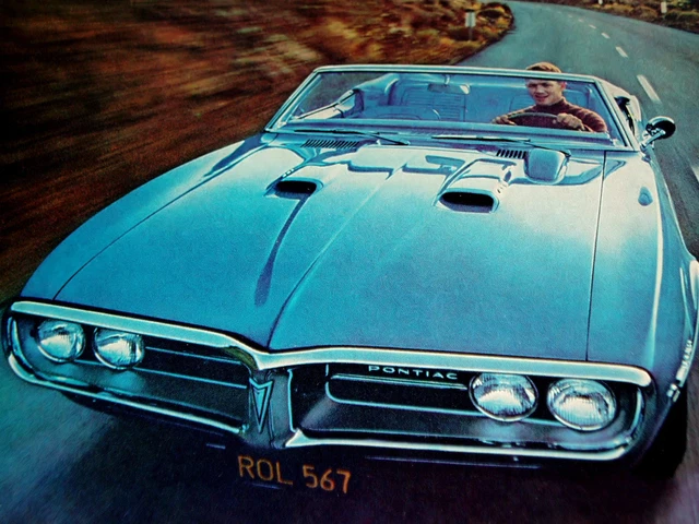 1967 PONTIAC FIREBIRD 400 VINTAGE AD *Ram Air/hood/emblem/grille/fender ...