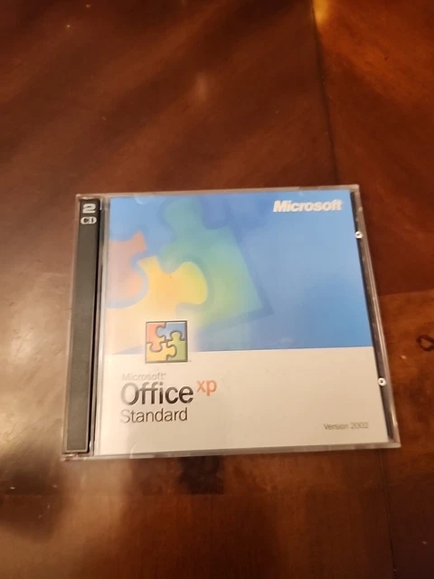 MICROSOFT OFFICE XP versión estándar 2002 (2 CD) con joyero EUR 2,30 - PicClick ES