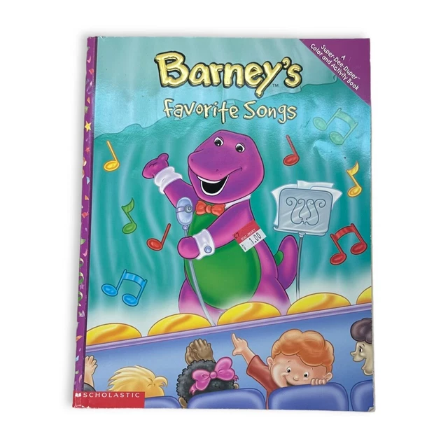BARNEY'S FAVORITE SONGS A Super-Dee-Duper Coloring & Activity Book Hit ...