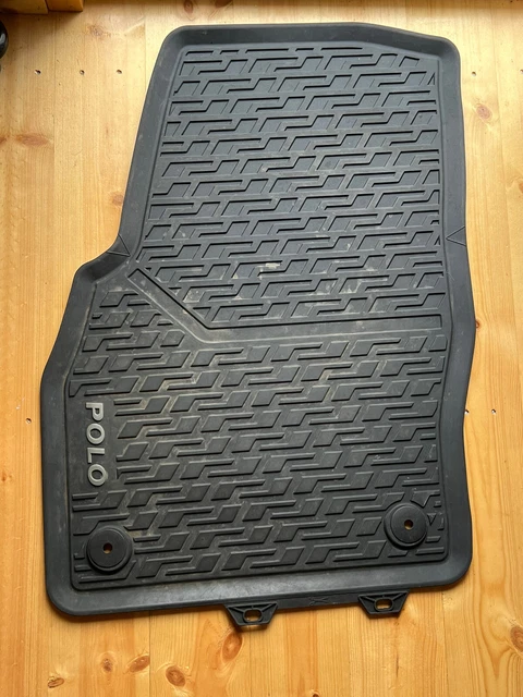 VW POLO VOLKSWAGEN Floor Mats Rubber 2018 Beats Front + Rear + Boot ...