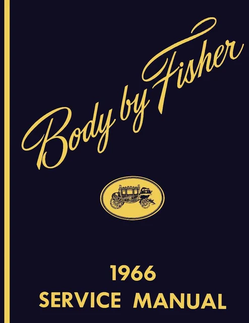 BODY SHOP MANUAL for 1966 Fisher £50.22 - PicClick UK