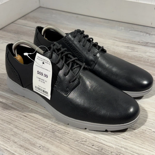 TIMBERLAND SENSORFLEX COMFORT System Shoes Men Sz 10 Black Leather NWT ...