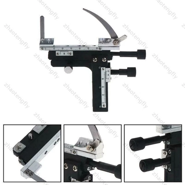 MICROSCOPE ATTACHABLE MECHANICAL Stage X-Y Moveable Caliper Vernier ...