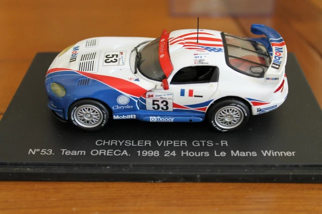 CHRYSLER DODGE VIPER Gts-R Team Oreca Le Mans 1998 Universal Hobbies ...