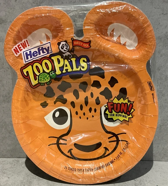Hefty Zoo Pals Plates FOR SALE! - PicClick UK