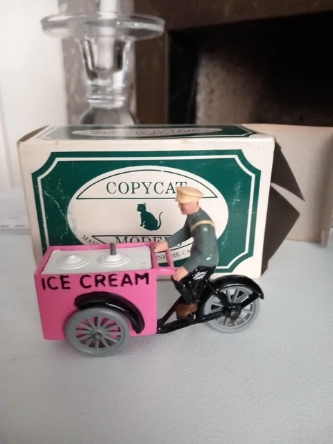 VINTAGE COPYCAT MODEL Ice Cream Vendor On Tricycle £11.11 - PicClick UK
