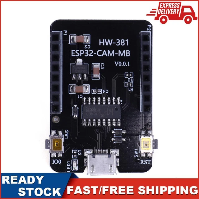 ESP32-CAM-MB PROGRAMMING ADAPTER Board CH340 Serial To USB for ESP32 ...