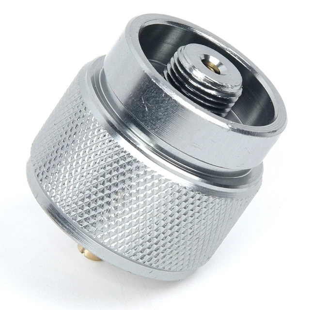 GAS STOVE ADAPTER EN417 Lindal Valve Output 1L Propane Small Tank Input ...
