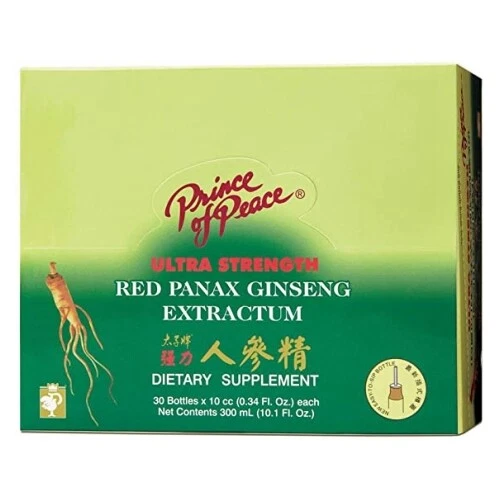 Red Panax Ginseng Extractum Ultra Strength 30x10 By Prince Of Peace £