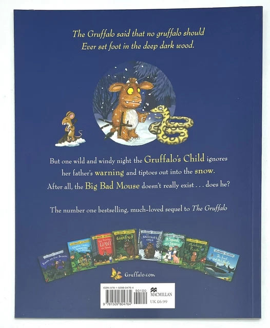 THE GRUFFALO'S CHILD By Julia Donaldson, Axel Scheffler. 9781405020466 ...