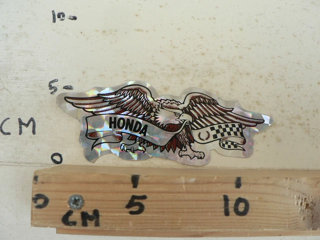 STICKER,DECAL HONDA LOGO Eagle Wings Glitter Motorcycle Vintage 15 Cm ...