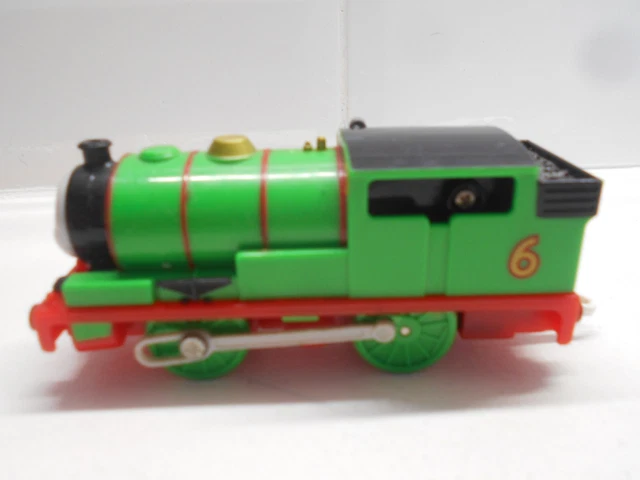 TOMY TRACKMASTER THOMAS the tank engine train surprised face percy £18. ...
