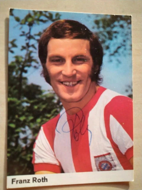 FRANZ ROTH, ORIG.-AUTOGR.,BL-SAISON 72/73,KönigFussball,#31, ungeklebt ...