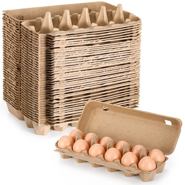 20 PIÈCES CARTONS à œUfs en Carton Cartons à œUfs en Pâte à Papier ...