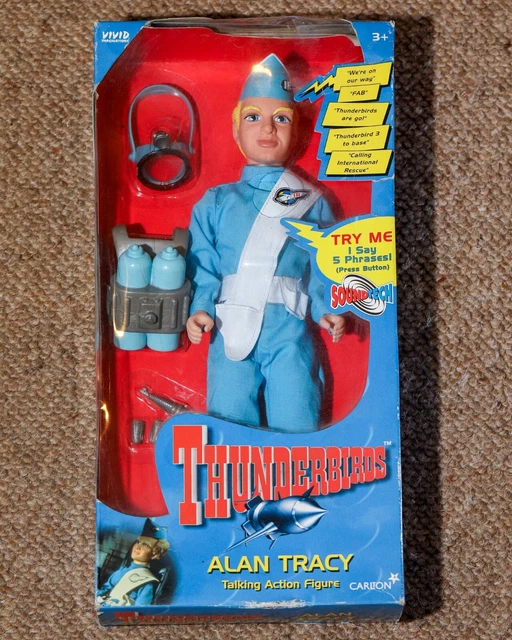 THUNDERBIRDS ALAN TRACY Talking Action Figure (Carlton / 1999) £30.00 ...