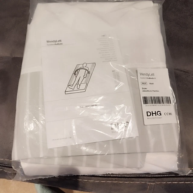 WENDYLETT LINED 200CM x 90cm Single Bed Fitted Base Sheet Sliding Aid ...