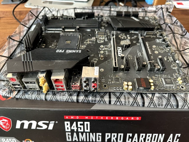 MSI B450 GAMING Pro Carbon AC AMD Motherboard - AM4 Socket £50.00 ...