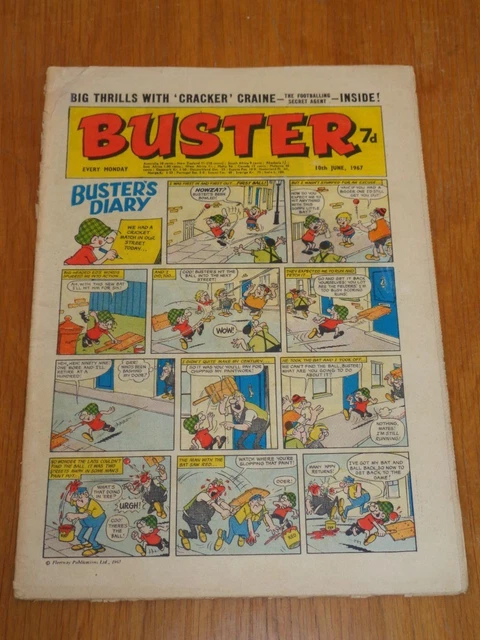 BUSTER 10TH JUNE 1967 Fleetway British Weekly Comic (B)* EUR 9,82 ...