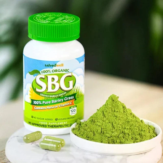 100% PURE NATURAL Barley Grass Capsules 500mg 120Caps/80g Vegan-friendly x R5S1 £6.95 - PicClick UK