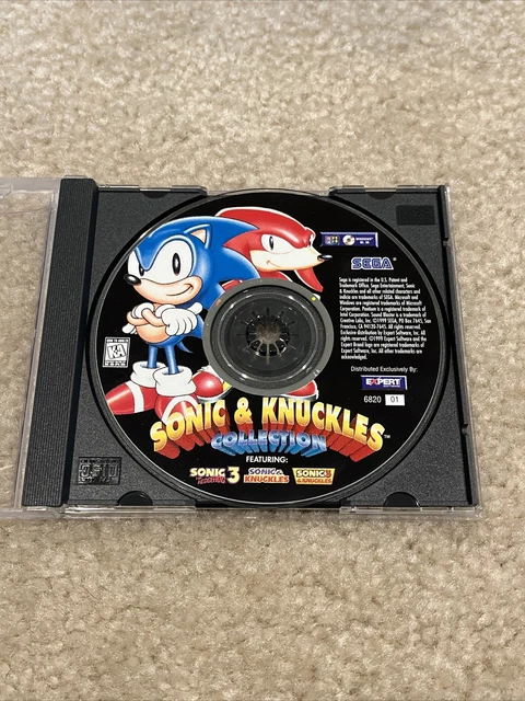 SONIC & KNUCKLES Collection Sega PC Jewel Case - No Manual/Cover $10.00 ...