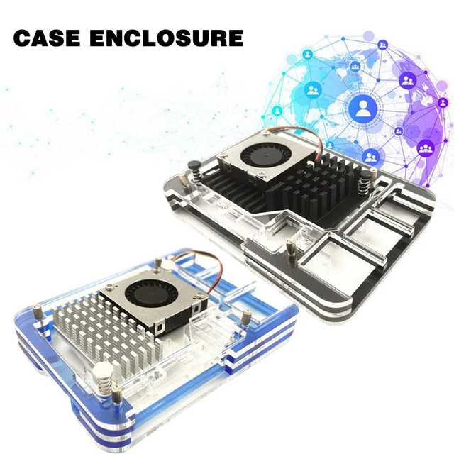 TRANSPARENT CLEAR CASE Enclosure Box for Raspberry pi 5 Case Enclosure ...