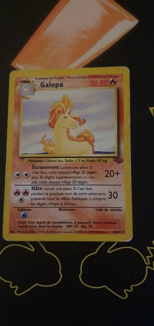 CARTE POKÉMON GALOPA 44/64 EDITION 2 ED2 Jungle VF FR EUR 3,21 ...