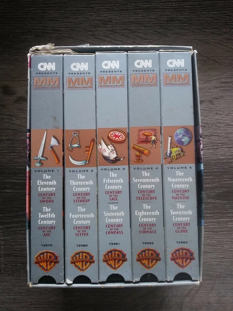 CNN PRESENTS MILLENNIUM 5-Tape VHS Boxset 1999 Vol. 1-5 WHV £12.32 ...