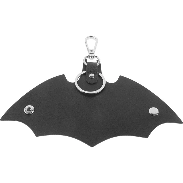 PU BAT SHAPE Car Key Chain Car Key Fob Key Chain Case Accessories with ...