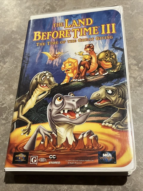 THE LAND BEFORE Time III: The Time of Great Giving VHS ***TESTED*** £2. ...