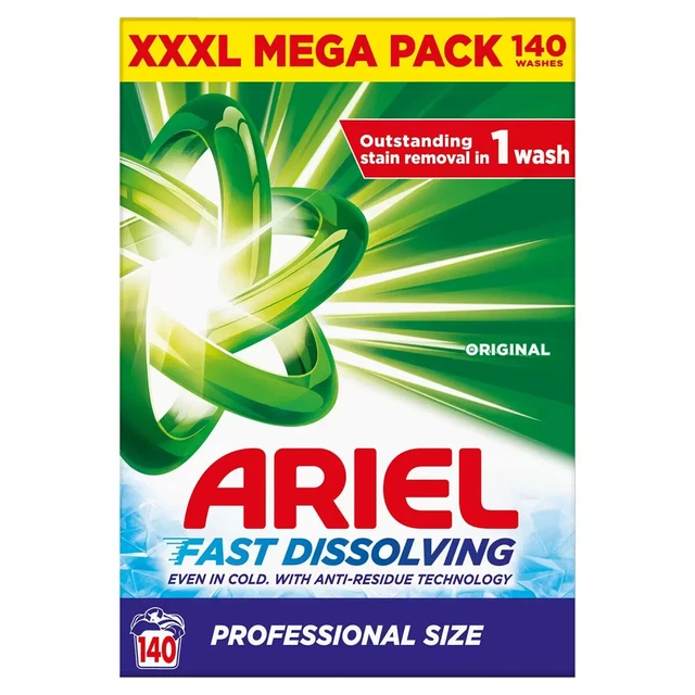 ARIEL ORIGINAL PROFESSIONAL Size Fast Dissolving Washing Powder 140 ...