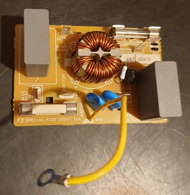 MICROWAVE OVEN NOISE Filter Fuse Power Control Pcb Board MDFLT25A SHARP ...