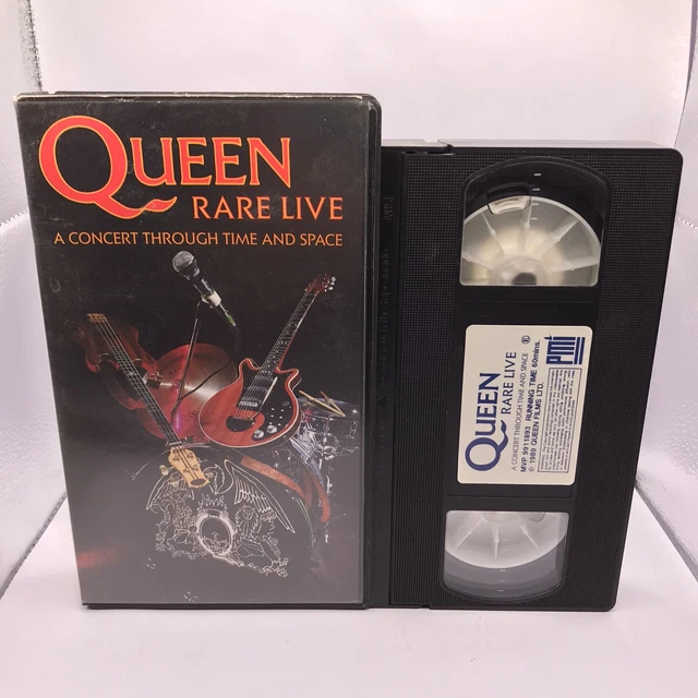 QUEEN RARE LIVE - Vhs Video - A Concert Through Time And Space £2.49 ...