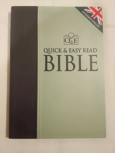 QUICK AND EASY READ BIBLE Genesis-Revelation in 365 stories, dyslexia ...