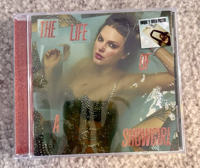 TAYLOR SWIFT LIFE of A Showgirl Poster CD Sealed Limited Edition £7.56 ...