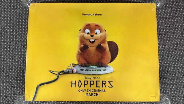 HOPPERS ADVANCE QUAD Poster Disney Pixar Double sided movie poster £8. ...
