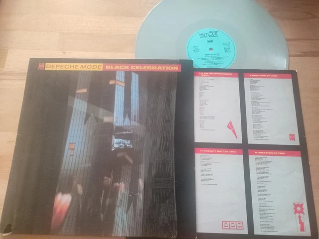 DEPECHE MODE: BLACK Celebration: Rare LP 1986, Mute Rec, Graue Edition ...