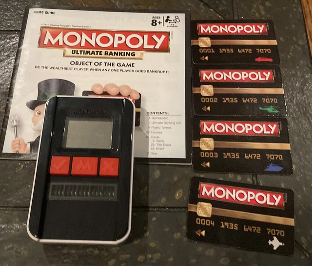 MONOPOLY ULTIMATE BANKING Replacement Electronic Unit 4 Bank Credit ...