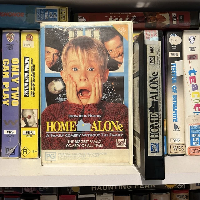 1990 HOME ALONE 1- Fox Video VHS- Big Box Ex Rental Christmas Family ...