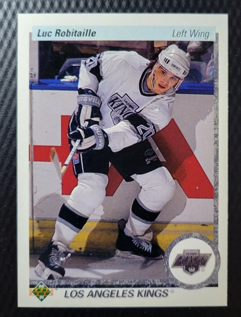 1990-91 UPPER DECK LUC ROBITAILLE Los Angeles Kings HOF NHL Hockey Card #73 EUR 3,82 - PicClick FR