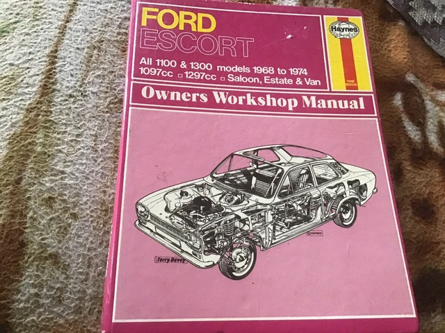 FORD ESCORT MK I All 1100 & 1300 Models 1968 - 1974 inc Van Haynes ...