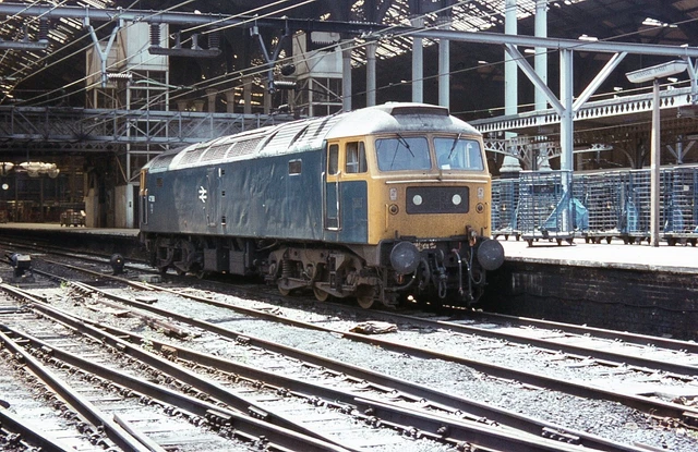 ORIGINAL COLOUR SLIDE, Class 47, 47568, BR blue livery, Liverpool ...