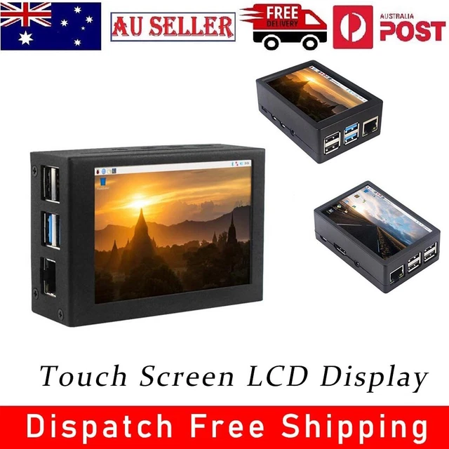 RASPBERRY PI 4 3 Touch Screen LCD Display Monitor with Case 3.5" Inch 480x320 AU $34.19 ...