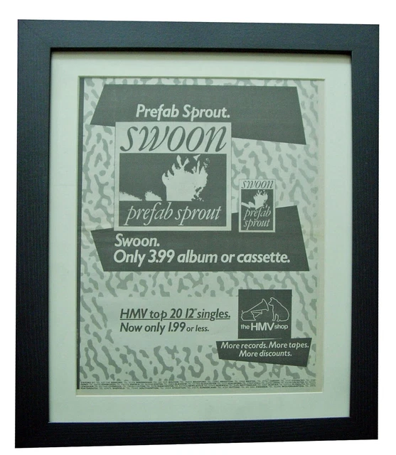 PREFAB SPROUT+SWOON+POSTER+AD+RARE ORIGINAL 1984+Quality Framed+Fast ...