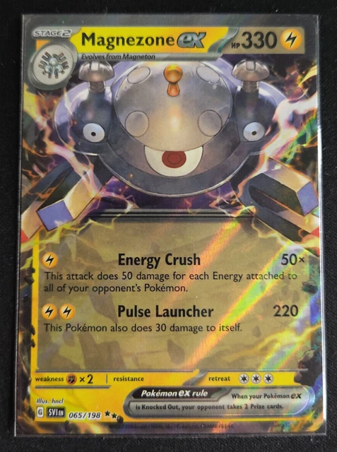 POKÉMON TCG-SCARLET & Violet-Magnezone ex-065/198-Double rare $3.00 - PicClick AU