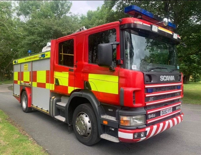 SCANIA 94D FIRE Truck Engine 2002 Fire Pump £11,000.00 - PicClick UK