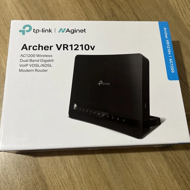 TP-LINK ARCHER VR1210V AC1200 Dual Band Gigabit VoIP VDSL/ADSL Modem £31.91 - PicClick UK