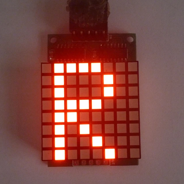 FOR ARDUNO DEMO code Square Matrix LED 8x8 Red Dot display Module for ...