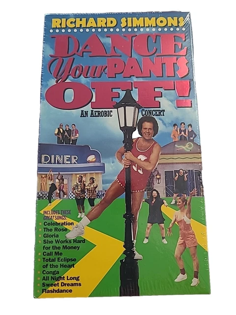 RICHARD SIMMONS VHS Exercise Videos Dance Your Pants Off Workout! 90s ...