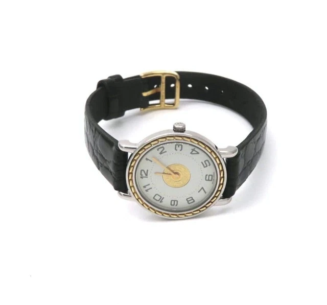 HERMES SERIE SE4.220 Ladies Quartz Watch White GP Two-Tone $588.94 - PicClick CA